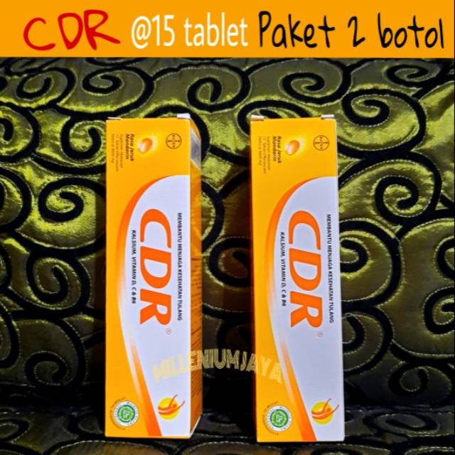 Jual VITAMIN CDR PAKET 2 BOTOL ISI 30 TABLET | Shopee Indonesia