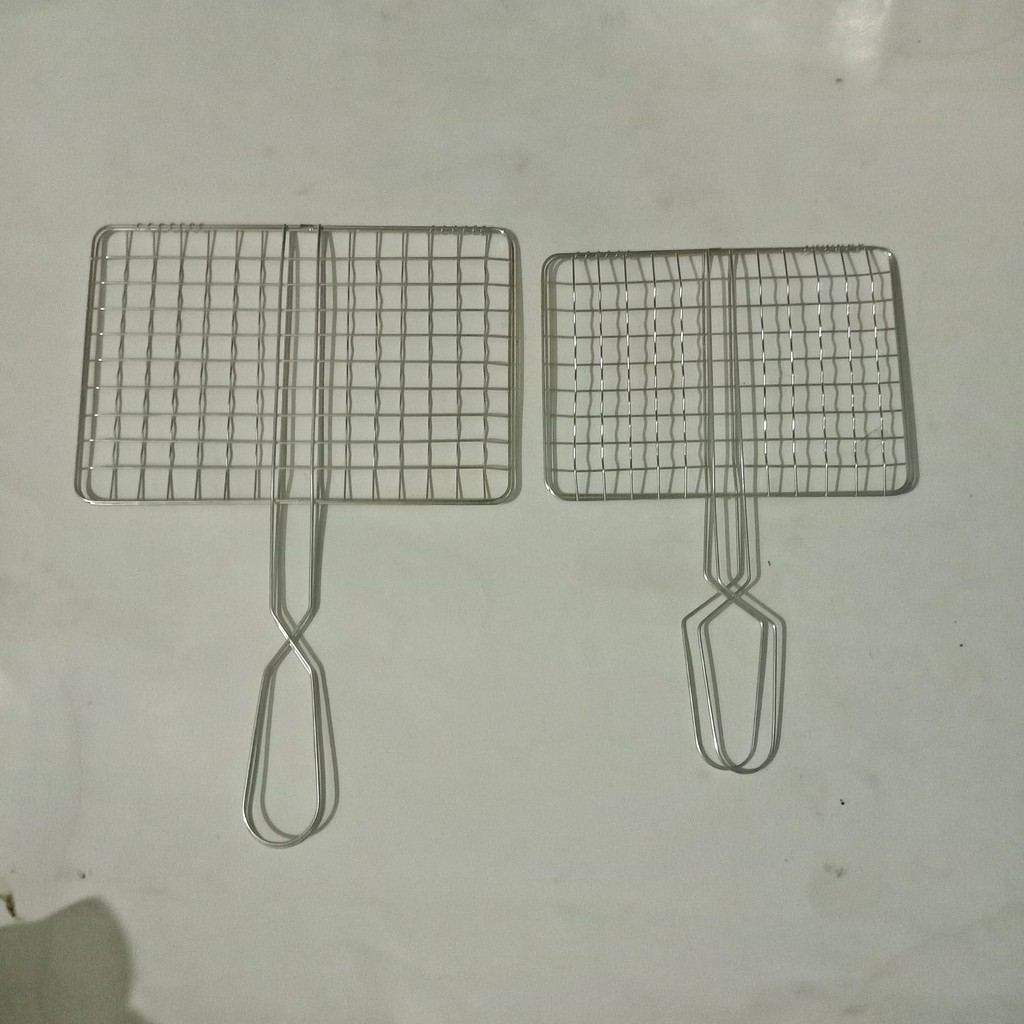 Jual Alat Panggangan Jepit /Alat Capit Panggang bakaran Stainless BESAR ...