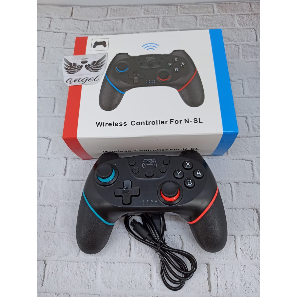 Jual STICK WIRELESS PRO CONTROLLER FOR NINTENDO SWITCH V1 V2 OLED & PC ...