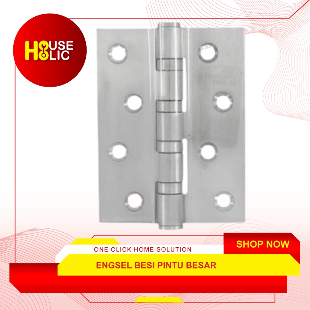 Jual Engsel Besi Pintu Besar 3" Dan 4" / Engsel Jendela Tebal 1 Pasang ...