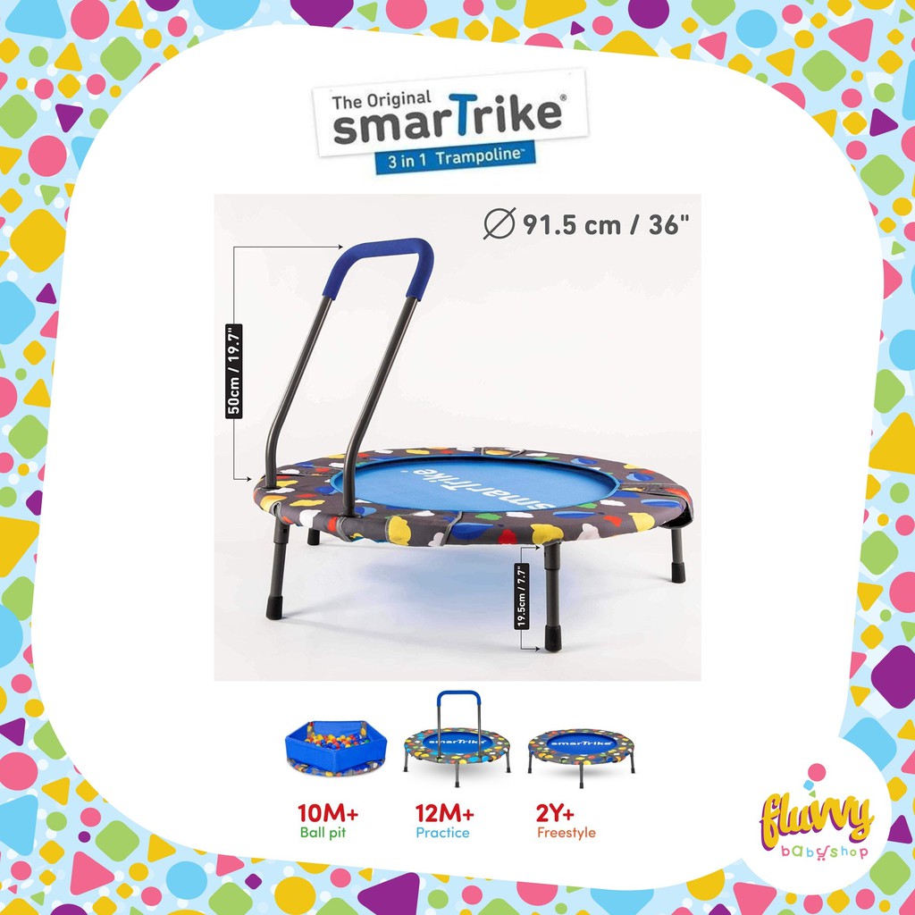 Jual smarTrike Activity Center 3in1 Trampoline | Trampolin Anak ...