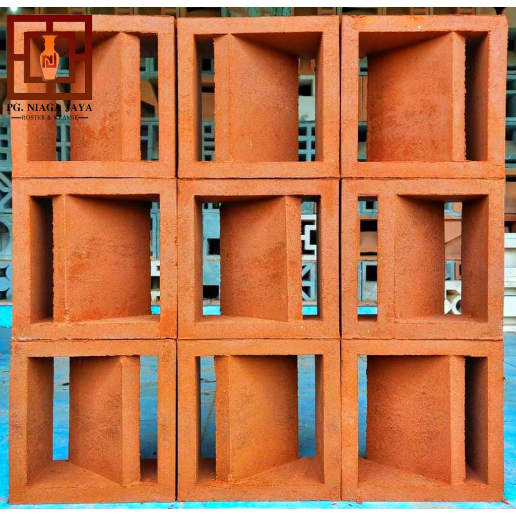Jual roster beton, loster beton merah all motif, roster minimalis ...