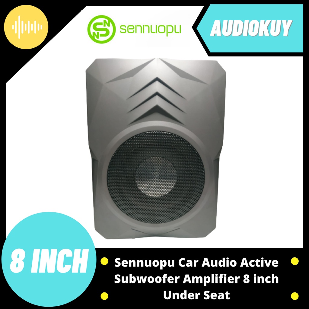 Jual Subwoofer Kolong Mobil / Sennuopu Car Audio Active Subwoofer 8 ...