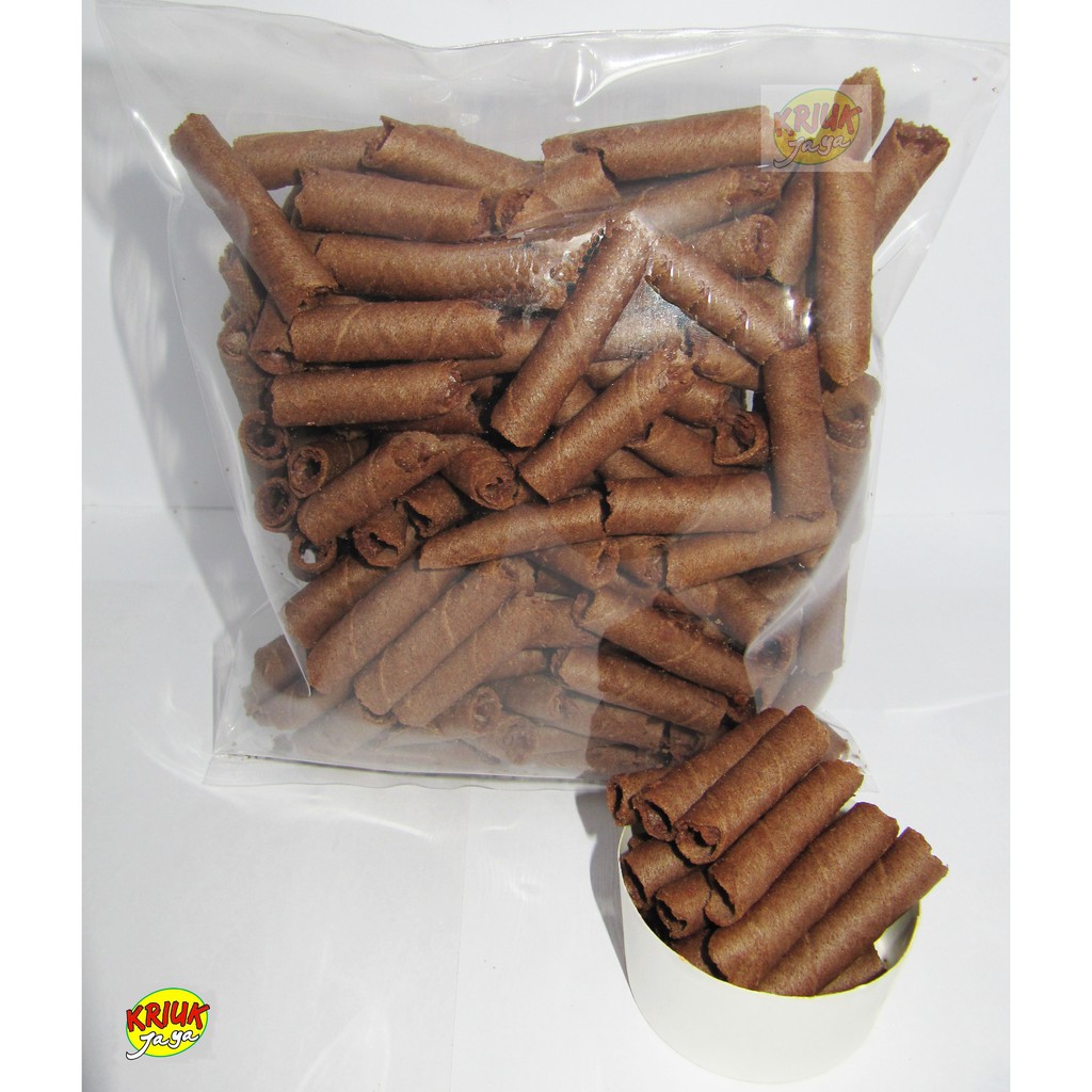 Jual Wafer Stick Cream - Stik Wafer Mini Rasa COKLAT | Shopee Indonesia
