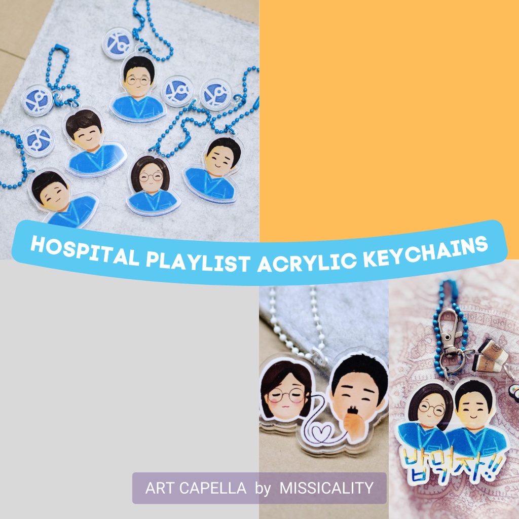 Jual Hospital Playlist Acrylic Keychain Gantungan Kunci Akrilik IkSong ...