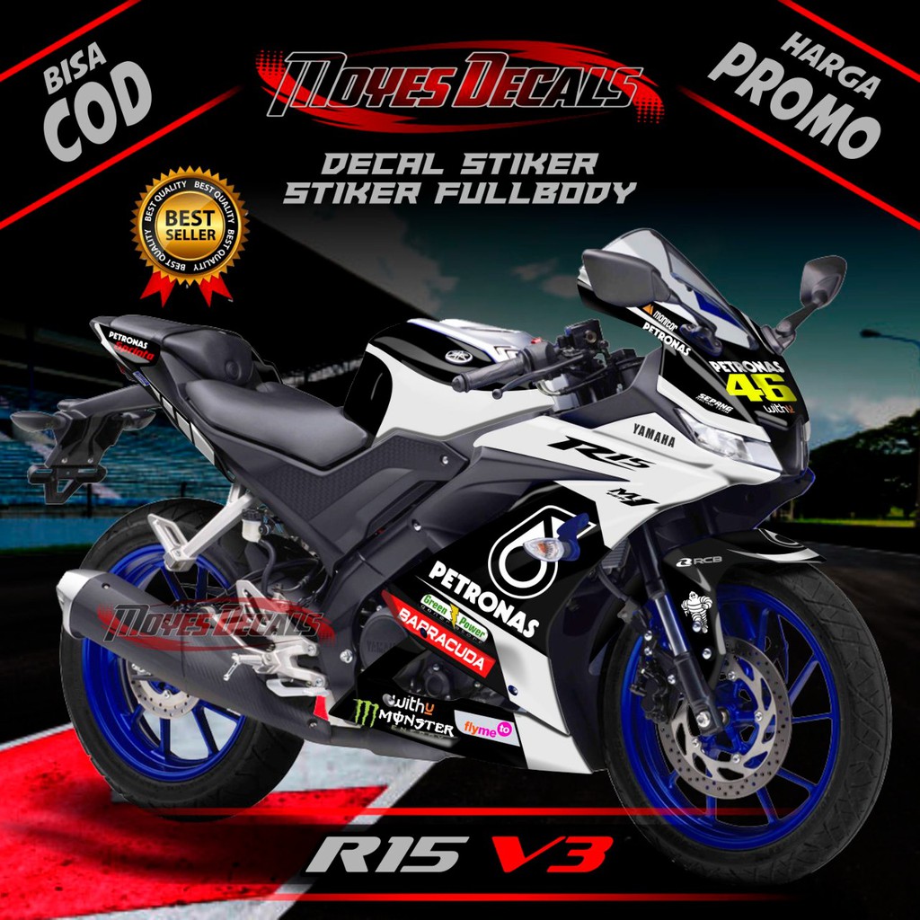 Jual Decal R15 V3 Full Body Stiker R15 V3 Full Body Dekal R15 V3 ...