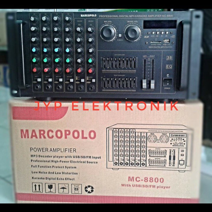 Jual POWER AMPLIFIER MARCOPOLO MC 8800 / MC8800 / MC-8800 ORIGINAL ...