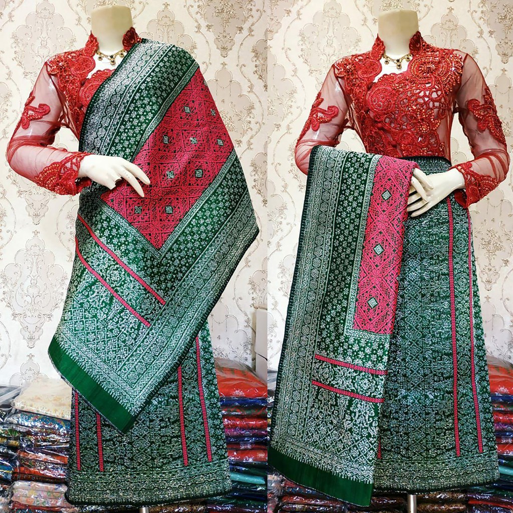 Jual Songket Palembang Bunga Cina BC001 | Shopee Indonesia