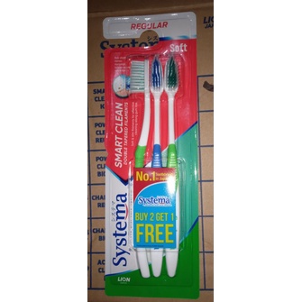 Jual SYSTEMA Sikat Gigi Smart Clean 3pcs | Shopee Indonesia