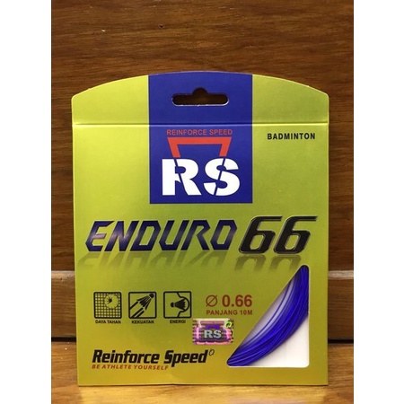 Jual Senar Raket badminton bulutangkis RS ENDURO 66 ORIGINAL | Shopee ...
