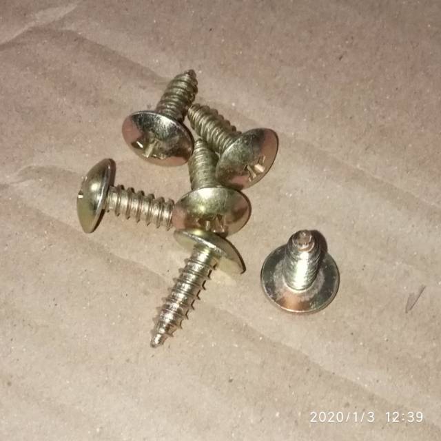 Jual Baut TAB 8*½ 50pcs Baut grill ram speaker | Shopee Indonesia