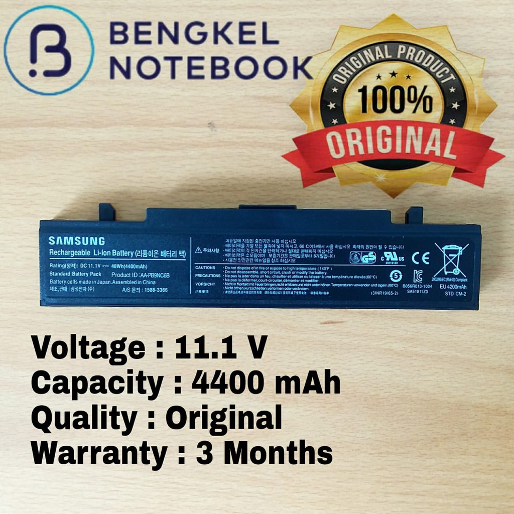 Jual Baterai Samsung NP275E RV409 RV408 RV508 RF510 RF411 R430 P580 ...