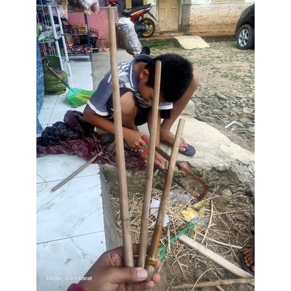 Jual Mainan tradisyonal pletokan Tembakan Bambu | Shopee Indonesia