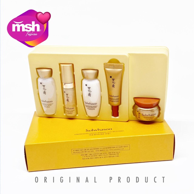 Jual Sulwhasoo Concentrated Ginseng Renewing Basic Kit | Shopee Indonesia