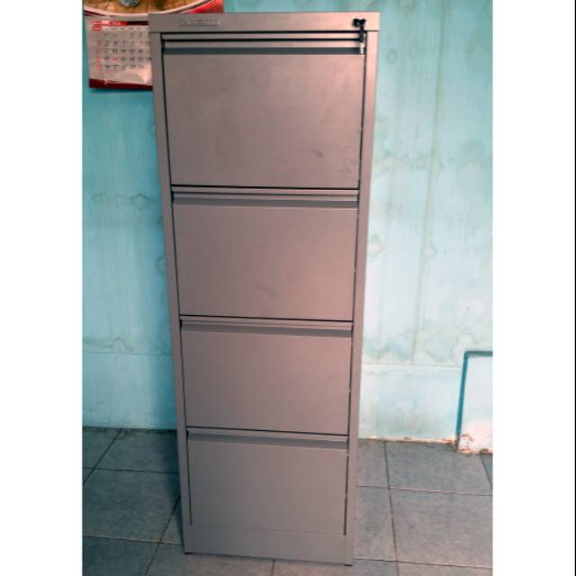 Jual Filing Cabinet Besi 4 Laci IMPORTA FC-D4C Dark Grey Steel Cabinet ...