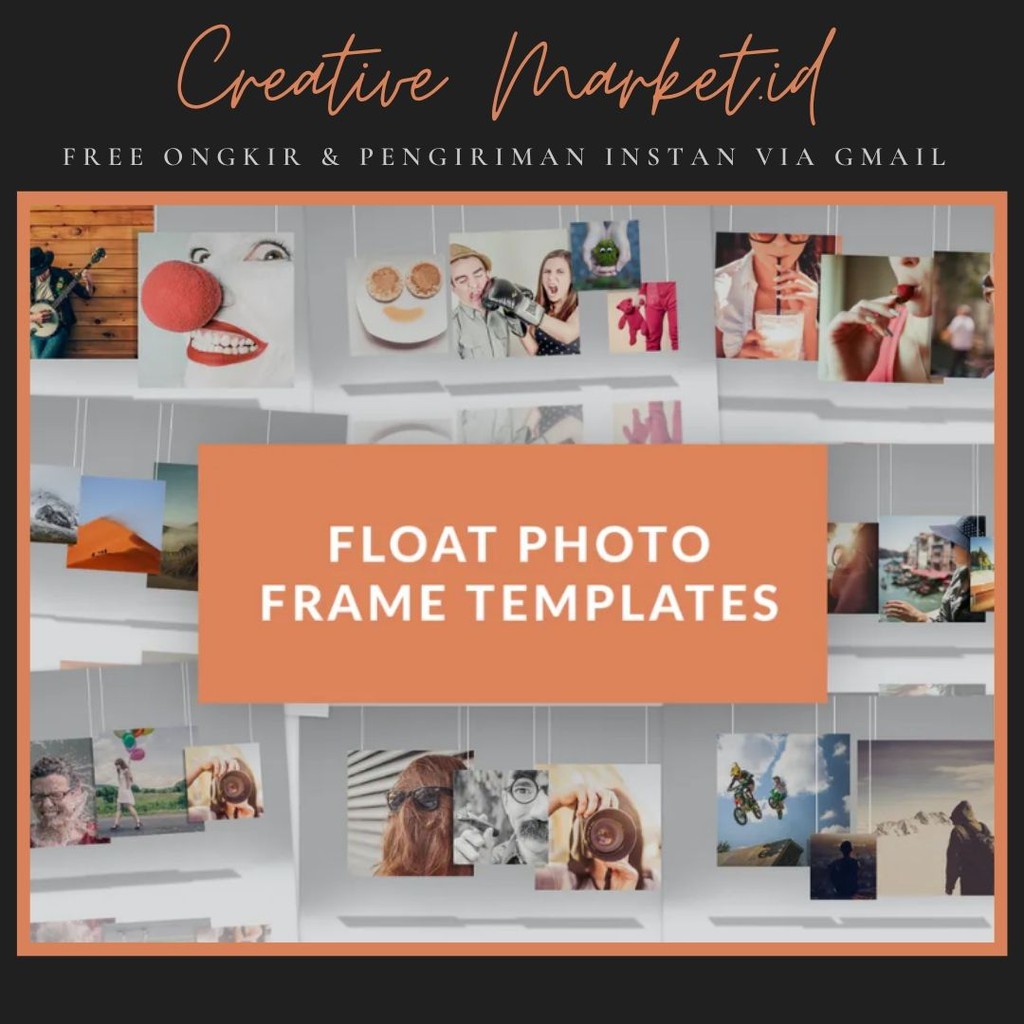 Jual Pro Float Photo Frame Templates - Creative Market.id | Shopee ...
