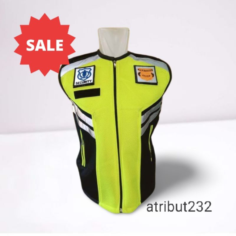 Jual Rompi SECURITY vest SECURITY Jala Double Mes Gratis nama | Shopee ...