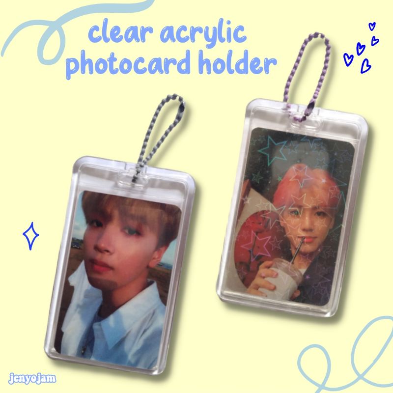 Jual CLEAR ACRYLIC PHOTOCARD HOLDER BANTEX + FREE BALLCHAIN | Shopee ...