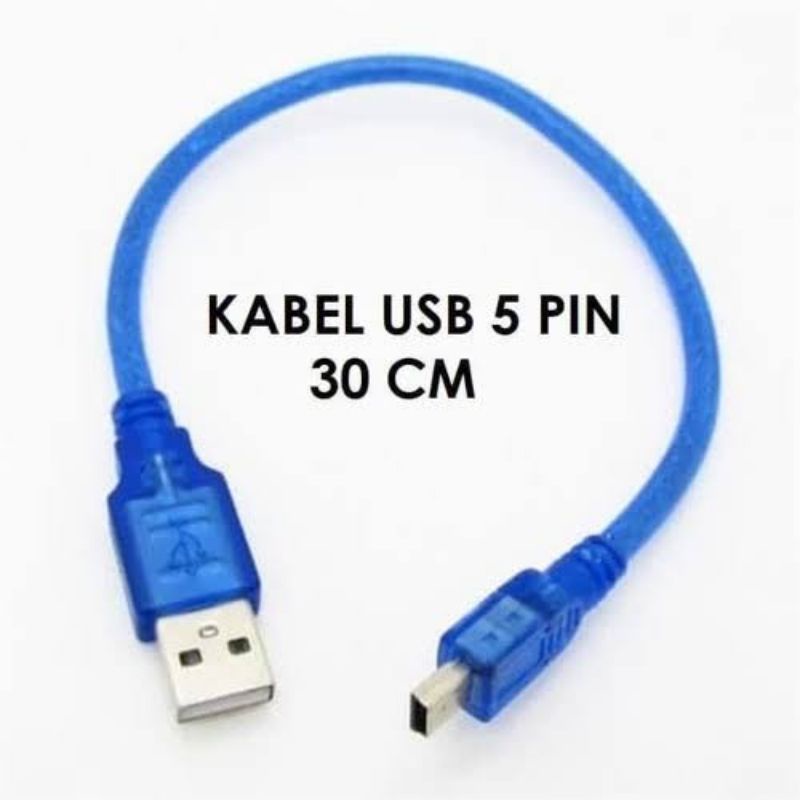 Jual Kabel Usb 5 Pin 30cm / Usb 5pin panjang 30 cm / Mini Usb Cable | Shopee Indonesia