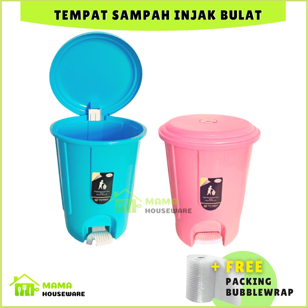 Jual Tempat Sampah Injak Bulat Besar - MKW/ Tong Sampah Tutup / Tempat Sampat Injek Besar ...