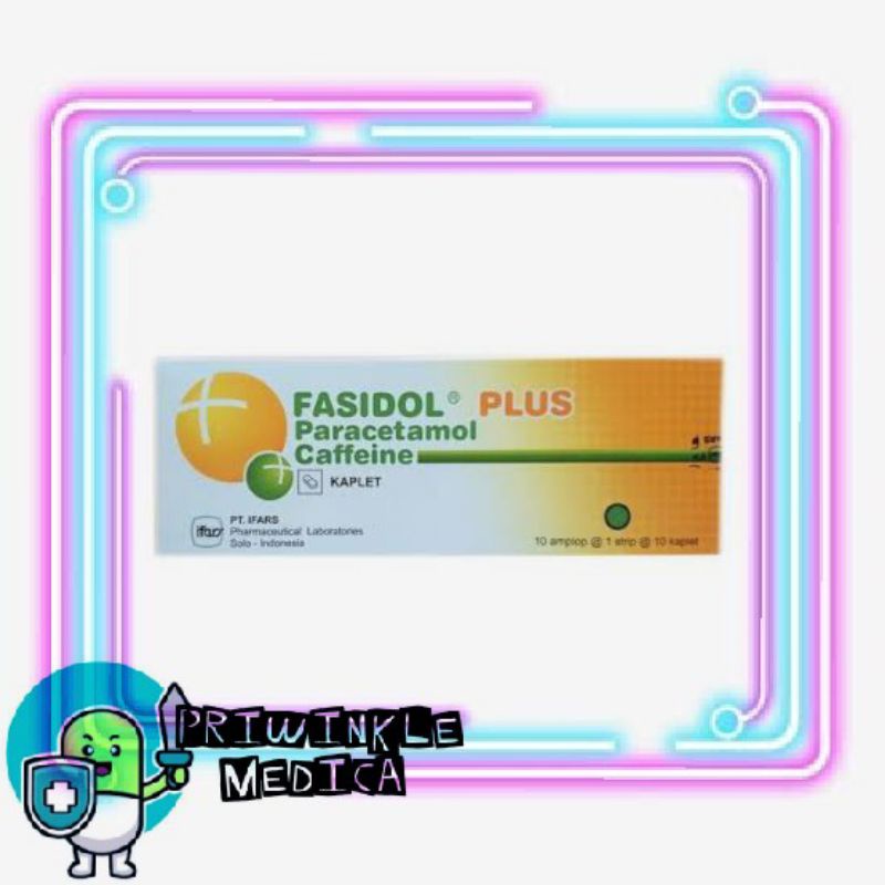 Jual fasidol plus paracetamol tablet tab 100's 100 kaplet / box ...
