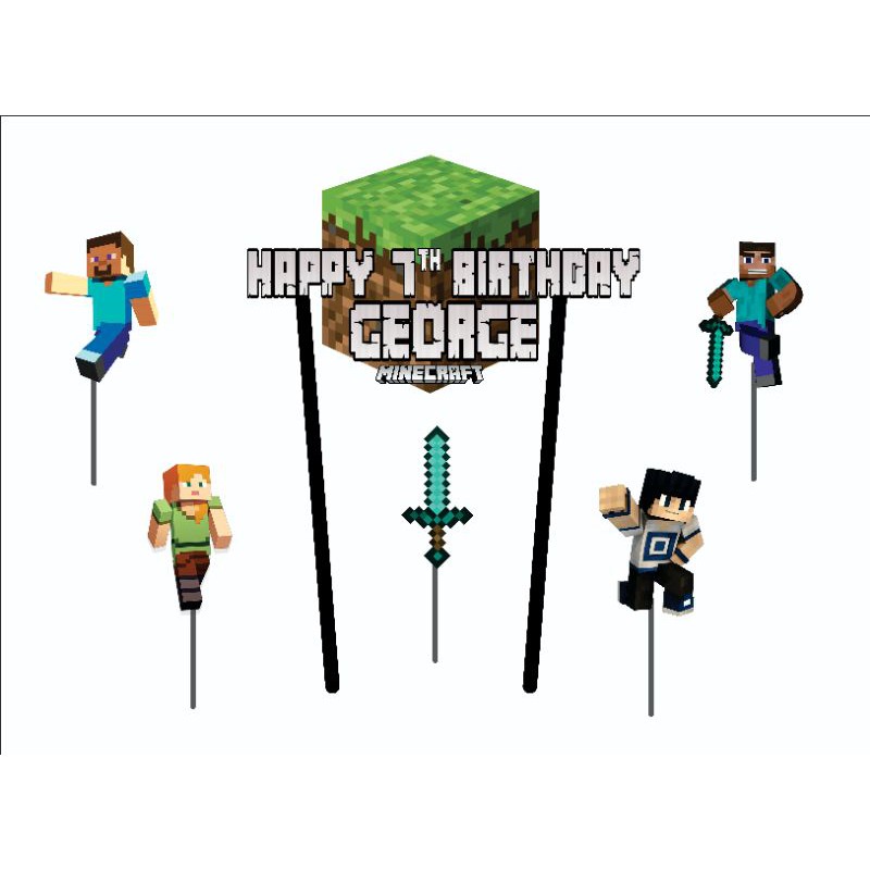 Jual Topper Minecraft PAKE NAMA | Shopee Indonesia
