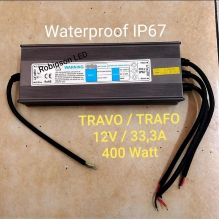 Jual TRAFO POWER SUPPLY LED DRIVER WATERPROOF 12V 400W TRAVO 400WATT 12 ...