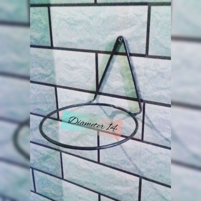 Jual standing dinding / standing tempel / rak dinding / gantungan pot ...