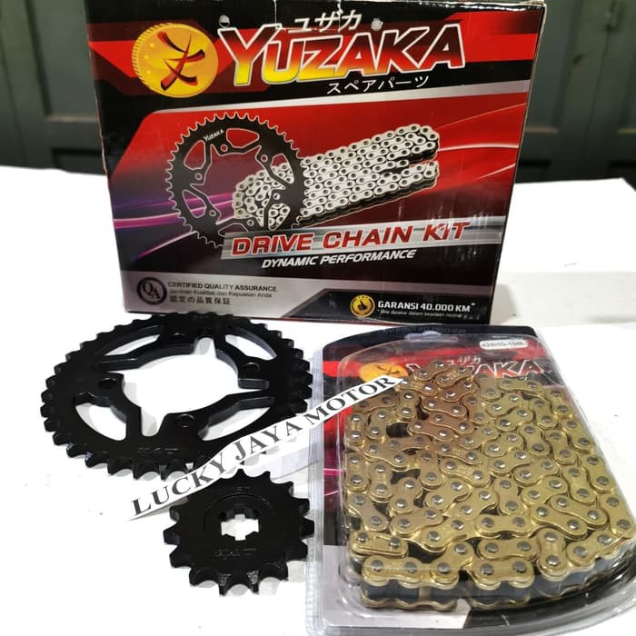 Jual Gearset Girset chainkit rantai gear gir set Jupiter Z Vega R New old gold | Shopee Indonesia