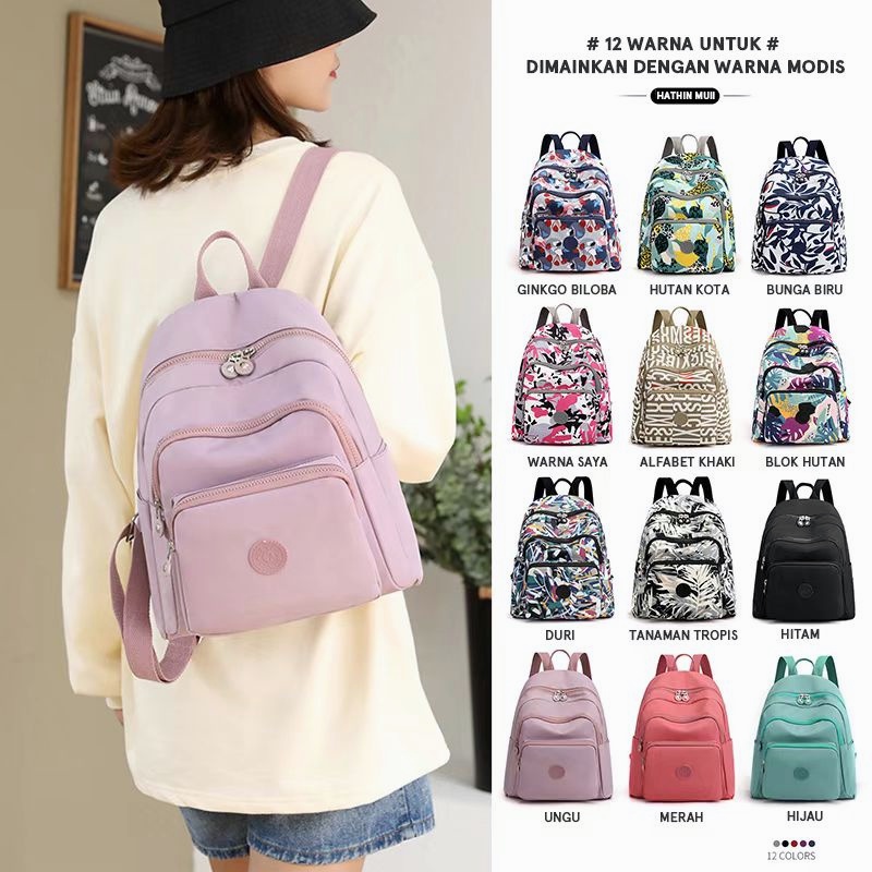 Jual Hathin muii N65 tas ransel laptop 14 inch wanita BAG terbaru merk ...