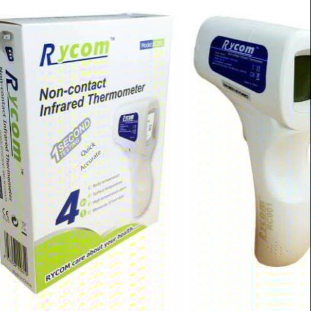 Jual Rycom Forehead Non- Contact Infrared Thermometer (Termometer ...