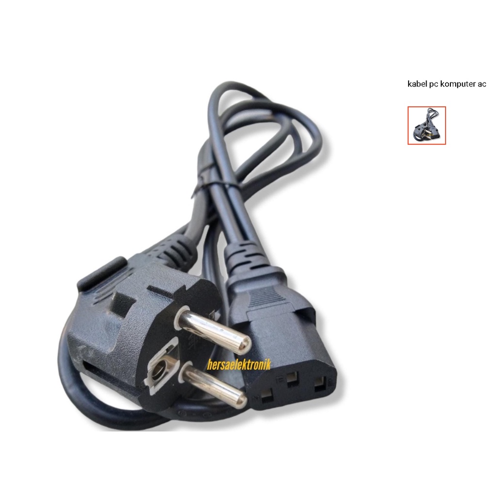 Jual kabel pc komputer ac | Shopee Indonesia