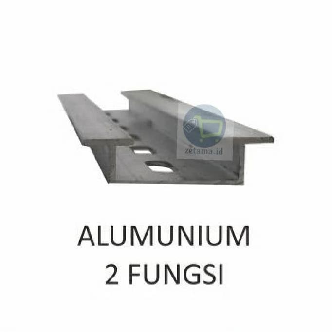 Jual READY DIN RAIL ALUMINIUM / DIN REL MCB 2 FUNGSI PANJANG 1 METER ...