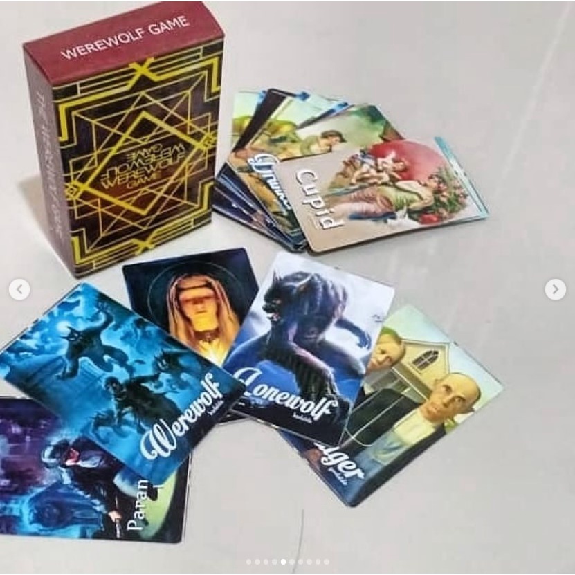 Jual The WEREWOLF Game / Mafia Game Card 26 Card Boardgame kartu ...