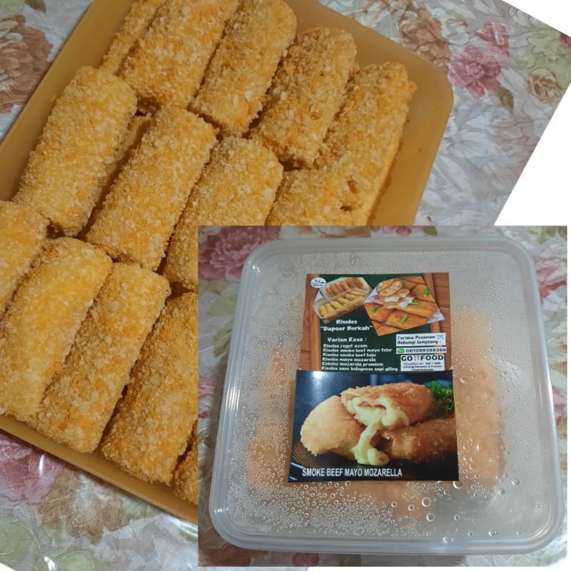 Jual Risoles smoke beef mayo mozarela premium uk.jumbo per pcs | Shopee ...