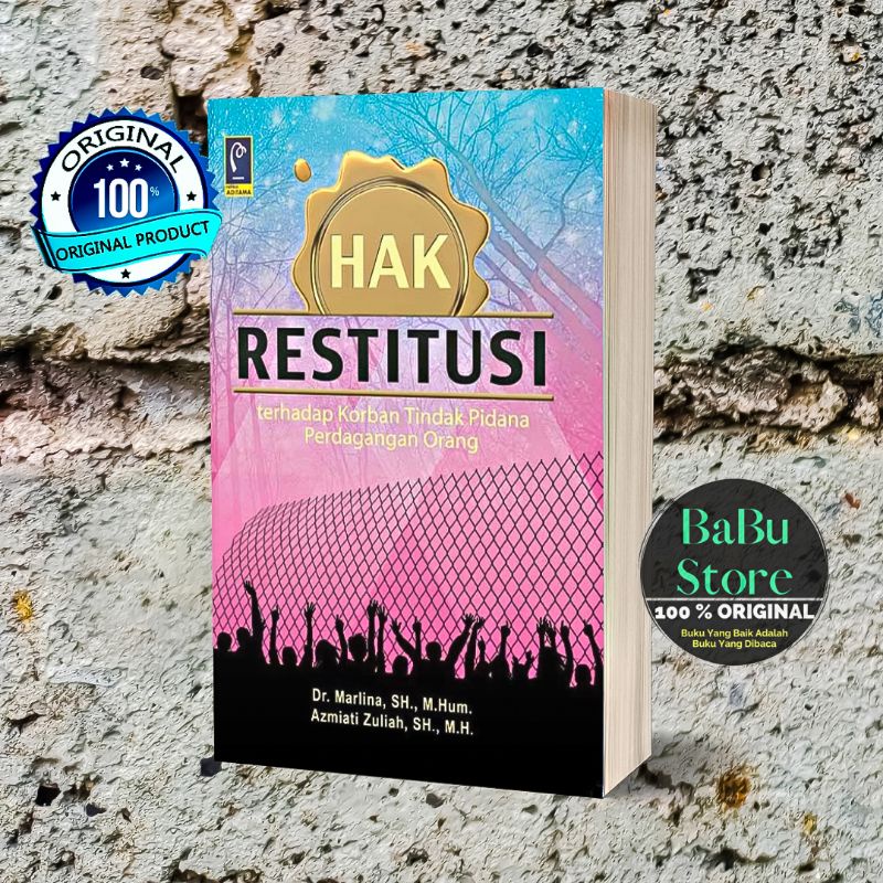 Jual Buku HAK RESTITUSI - Marlina & Asmiati Z - Refika ORIGINAL ...