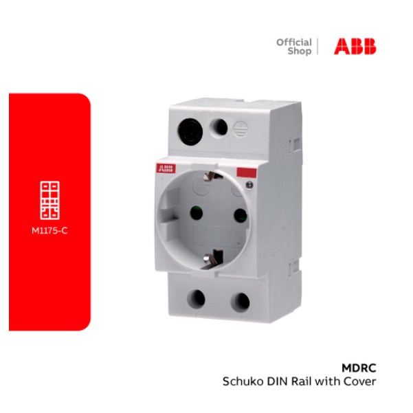 Jual Produk Terbaru Abb M1175 Presa Schuko Power Socket Oulet Din Rail 2Csm210000R0721 | Shopee ...
