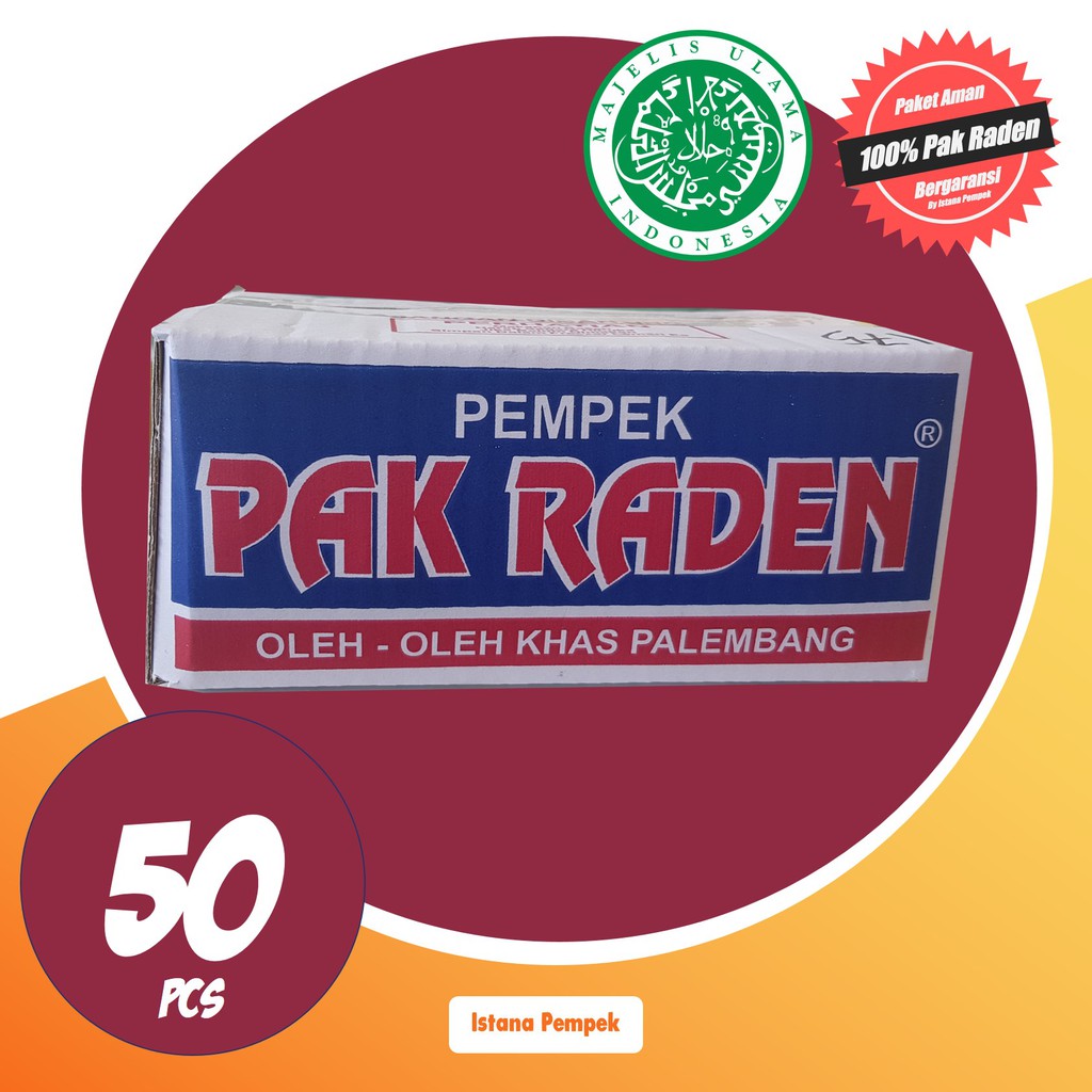 Jual Pempek Pak Raden Isi 50pcs | Shopee Indonesia