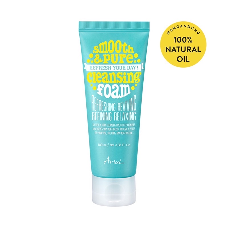 Jual face wash smooth & pure cleansing foam ariul original | Shopee ...
