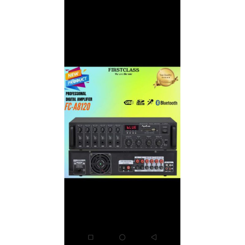 Jual Amplifier Toa First Class (FC-8120) | Shopee Indonesia