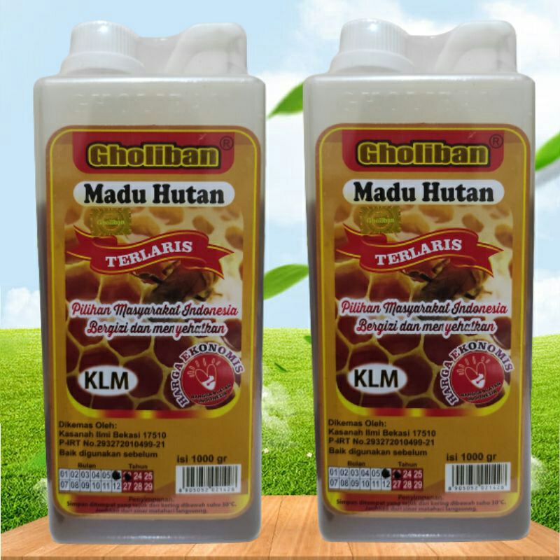 Jual MADU HUTAN KALIMANTAN 1kg / 1 KG GHOLIBAN ( BOTOL EMBOSS) | Shopee ...