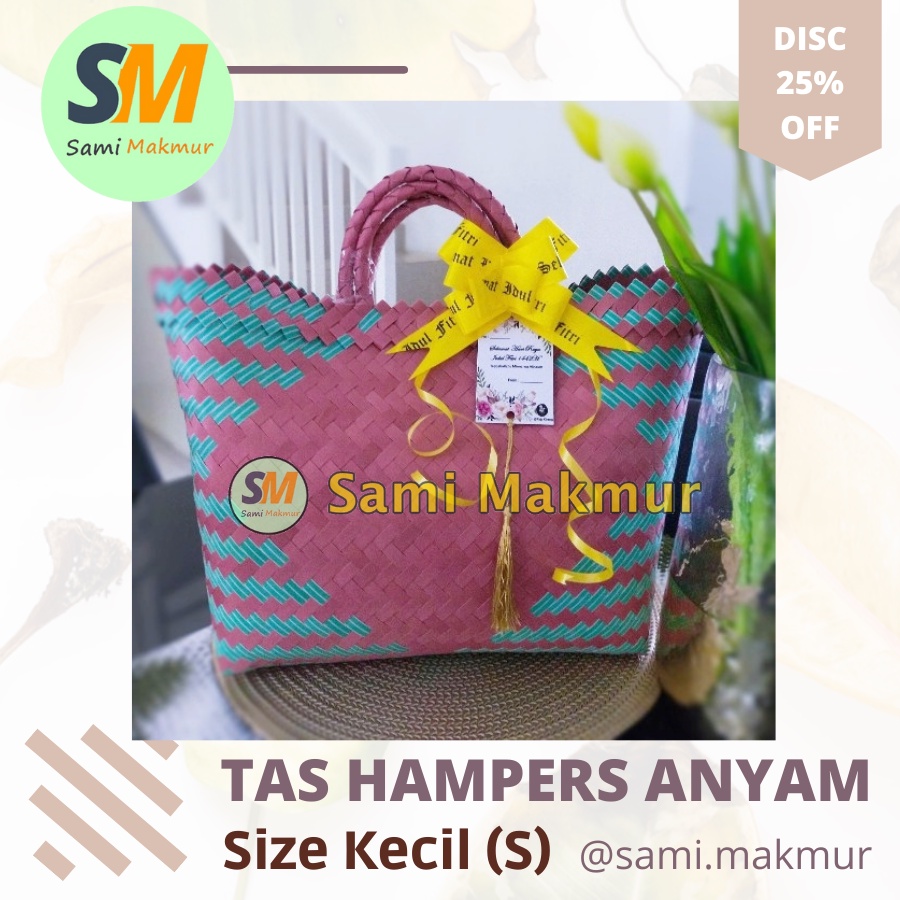 Jual Tas Anyaman Plastik Murah Keranjang Belanja Bingkisan Kecil Small ...
