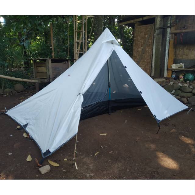 Jual Tarp tent tenda pyramid kap 1/2 (RK) + tracking pole (seken ...