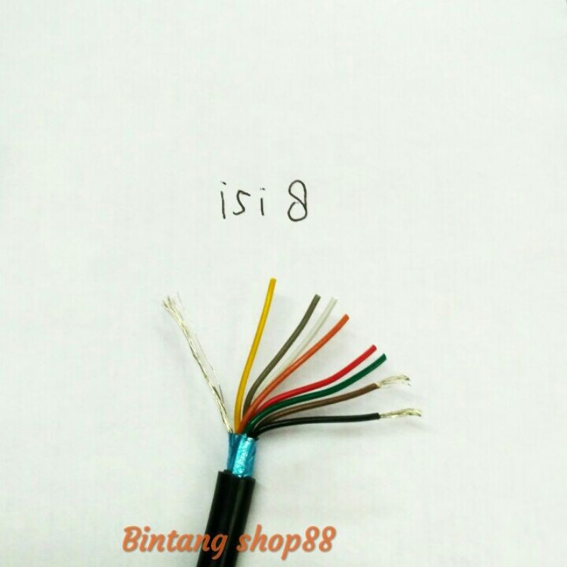 Jual KABEL ISI 8 DAN 1 GRON 24 AWG PER METER | Shopee Indonesia