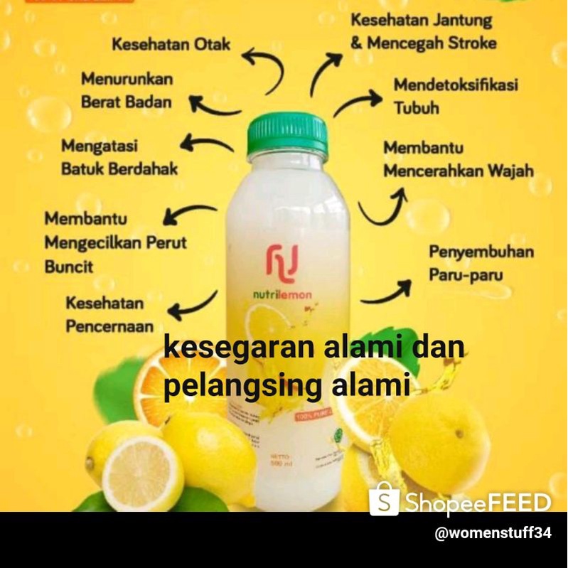 Jual Nutrilemon 100% Pure Lemon Original - Diet Lemon Untuk Kesehatan ...