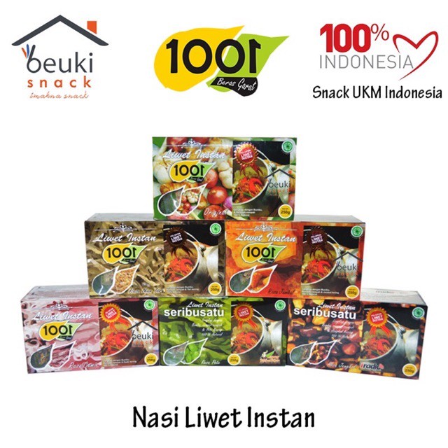 Jual Nasi Liwet Instant 1001 dan Nasi Uduk ASLI (KHAS GARUT) | Shopee ...