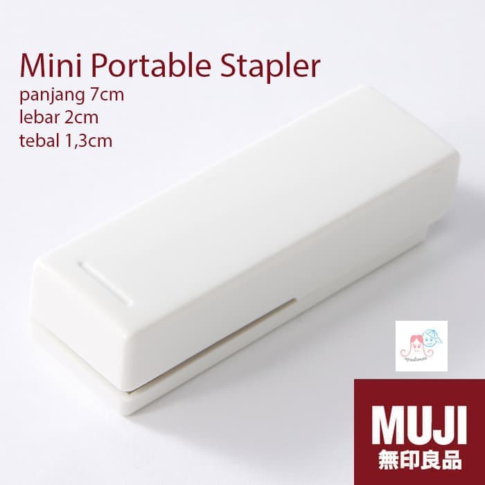 Jual MUJI Mini Potable Stapler / Staples | Shopee Indonesia