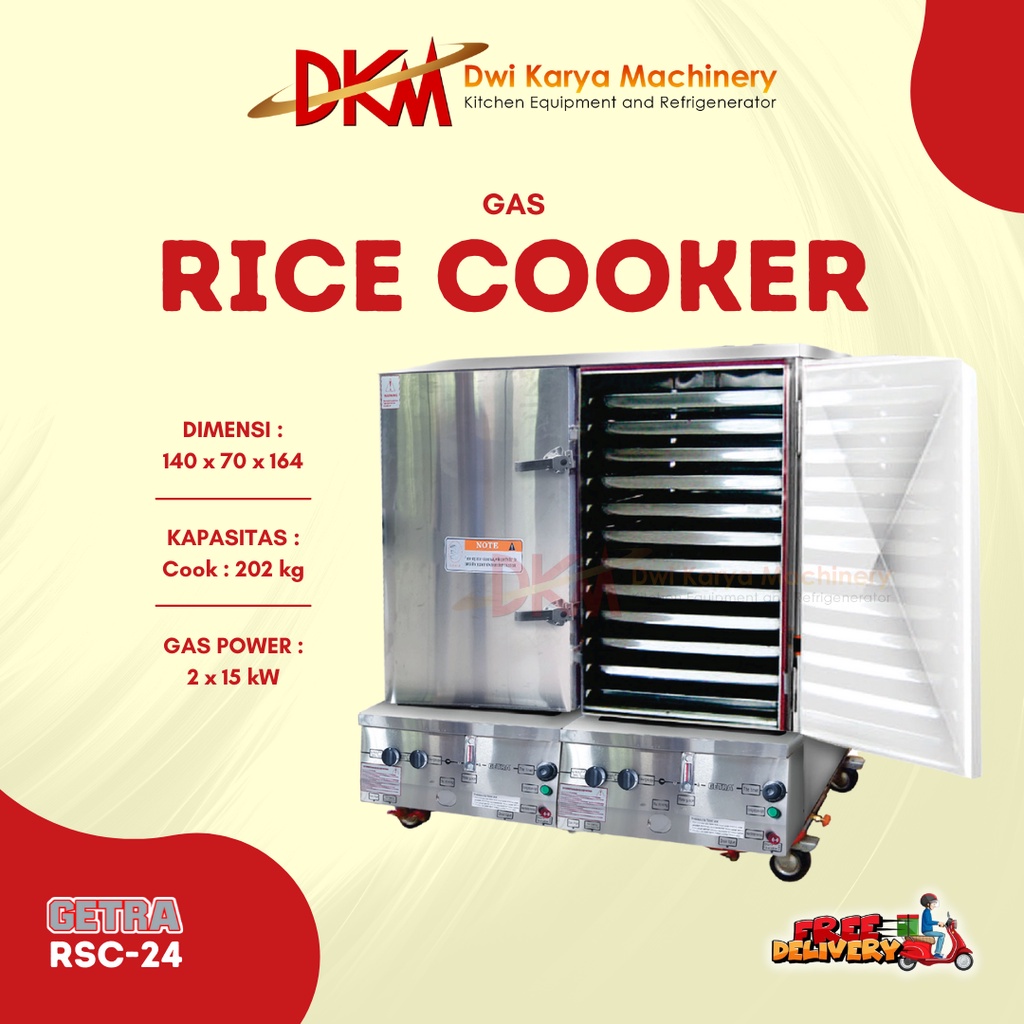 Jual Heavy Duty Gas Rice Cooker RSC-24 / Rice Cooker Kapasitas Besar RSC24 | Shopee Indonesia