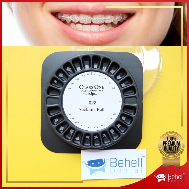 Jual BRACKET BEHEL PERMANEN PERBAIKAN GIGI CERAMIC CLASSONE TRANSPARAN ...