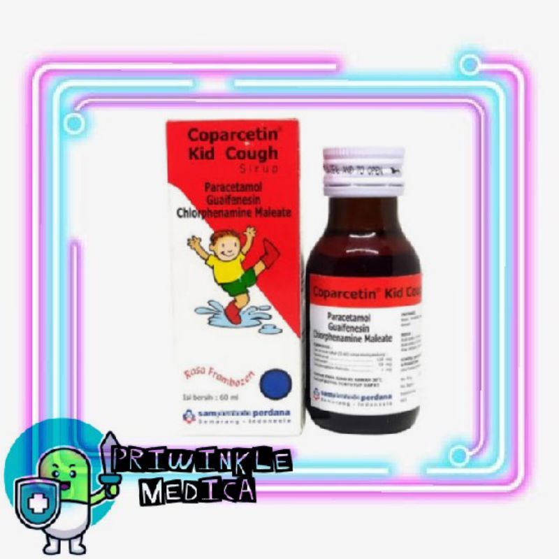 Jual coparcetin kid cough syrup sirup obat batuk anak 60ml 60 ml ...